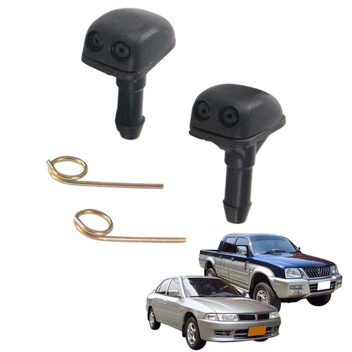 Pair Nozzle Water For Mitsubishi L200 Strada K64 Lancer 1995 - 2004 | eBay