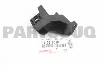 8119660100 Genuine Toyota RETAINER, LH HEADLAMP PROTECTOR, LWR LH 81196 ...