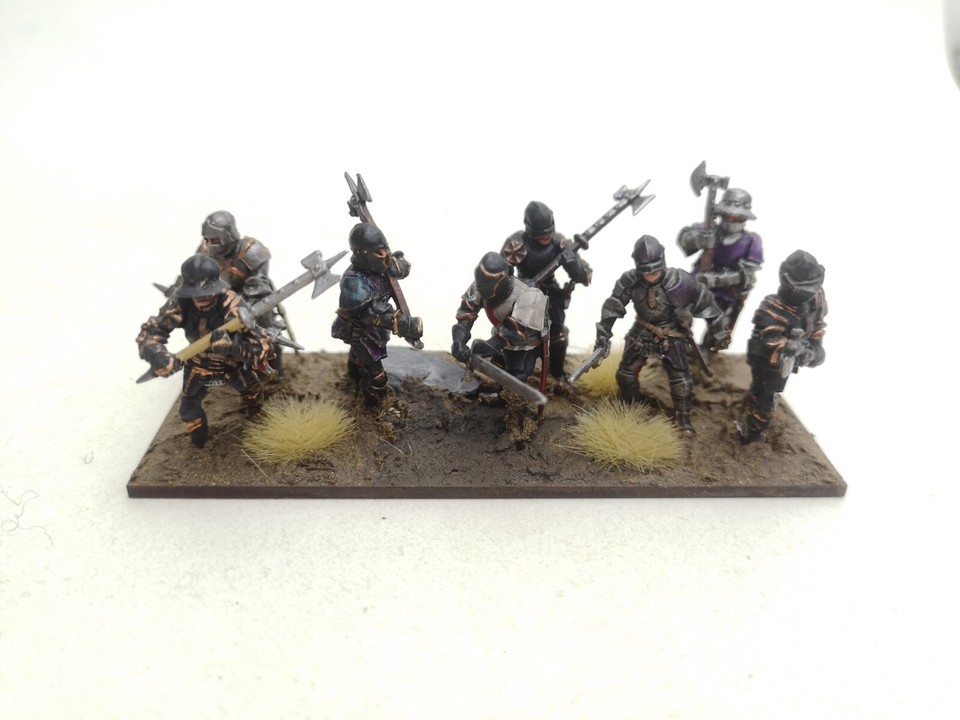 28mm Painted Medieval Perry ? Miniatures Infantry Foot Knights Wotr ...