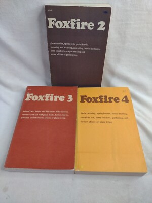 Vintage FoxFire Books(Paperback) Wigginton 2, 3, 4 Homesteading ...