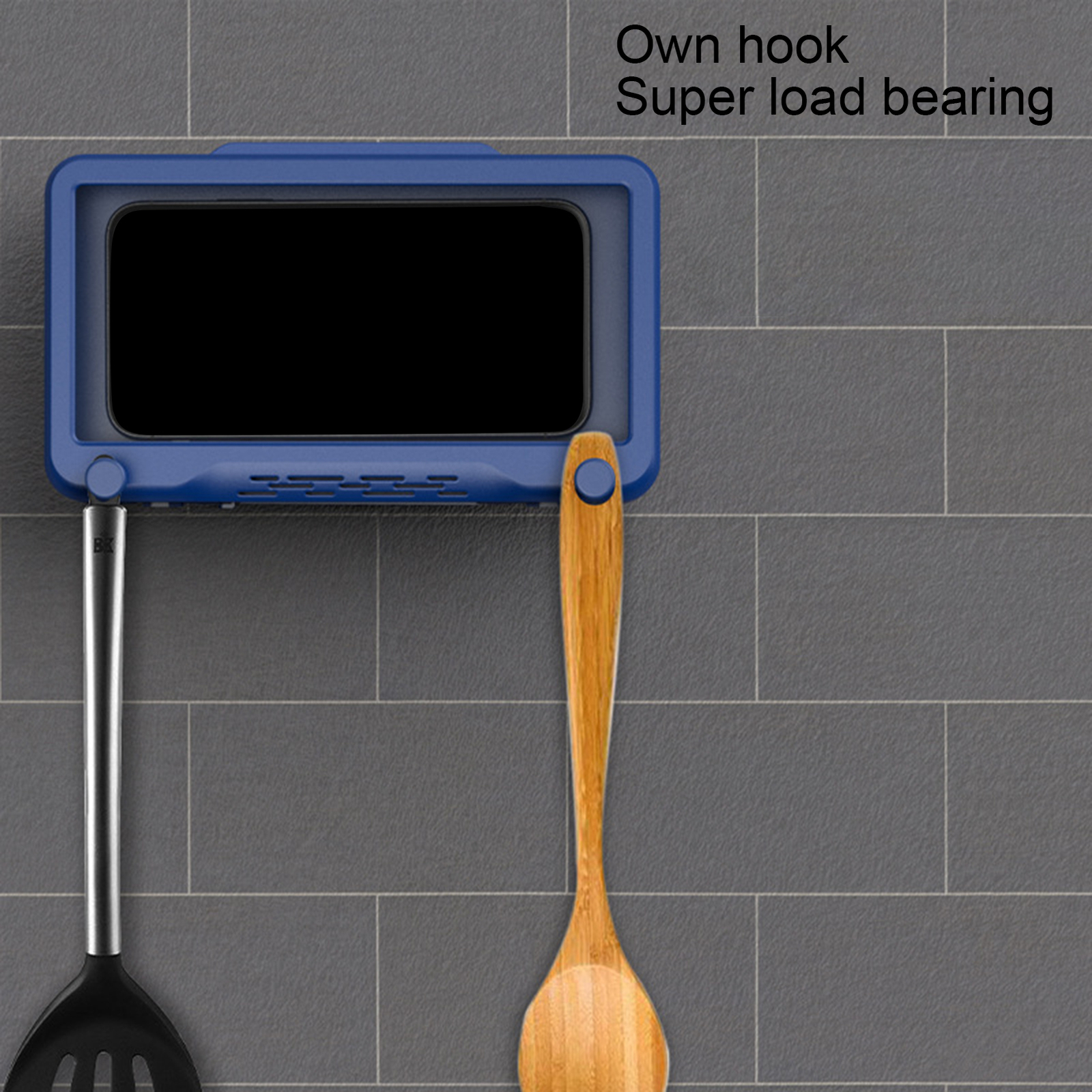 Mobile Phone Box Rotatable Splashproof Wall Mounted Phone Storage Box ...