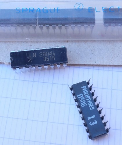 2x Sprague ULN2804A Small Signal Bipolar Transistor. DIP 8. Lot de 2 | eBay
