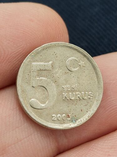 Turkey 5 yeni kurus 2005 kurush coin lira Ataturk Kayihan coins T122 | eBay