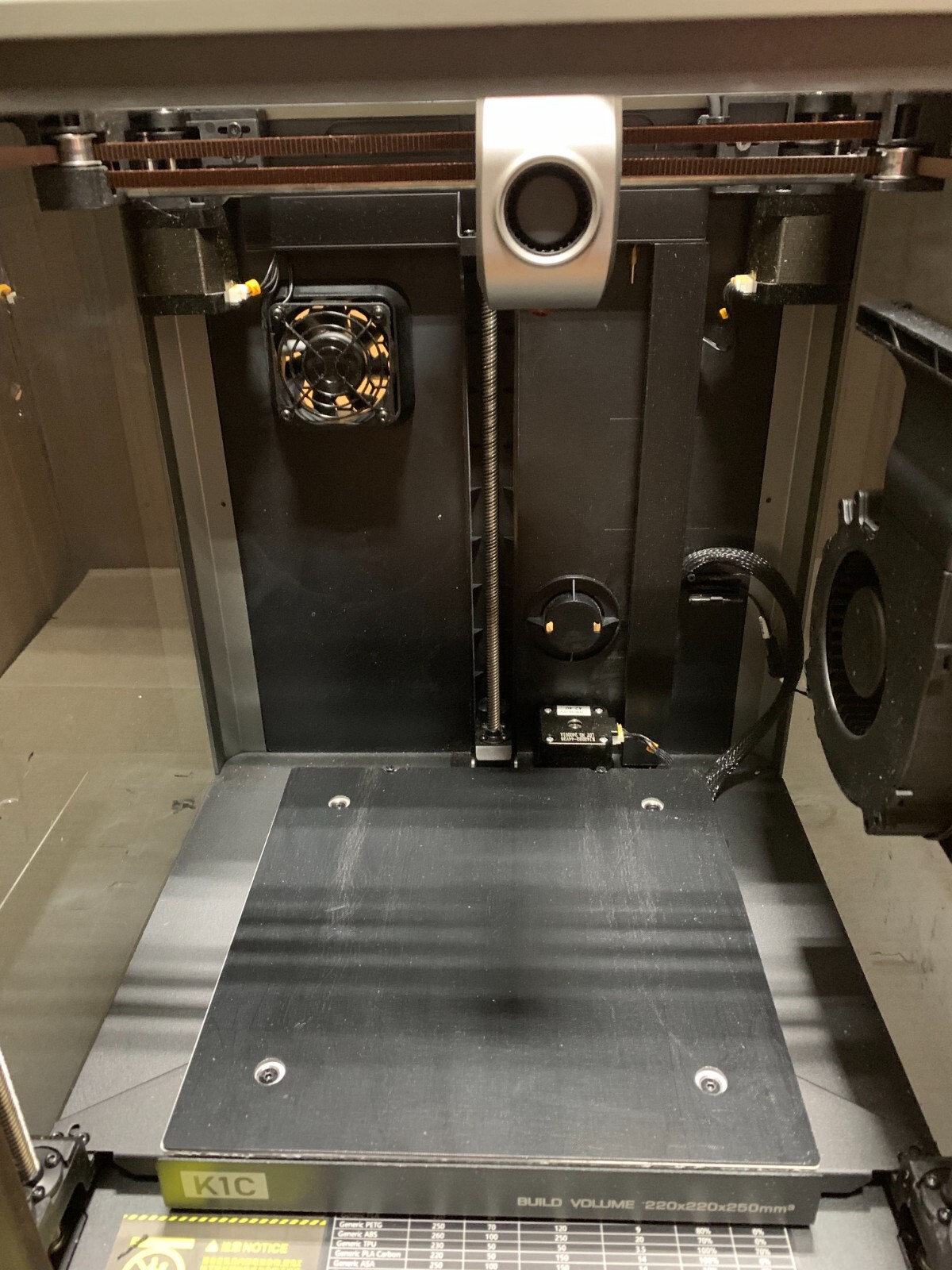 Unrepaired Creality K1C 3D Printer Support Carbon Fiber For Parts Only ...