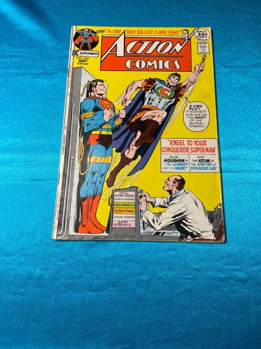ACTION COMICS #404, SEPT. 1971, SUPERMAN! AQUAMAN! ATOM! VERY GOOD ...