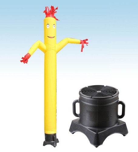 Advertising Inflatable Tube Man 12ft Yellow Blow Up Wavy Fly Guy With ...