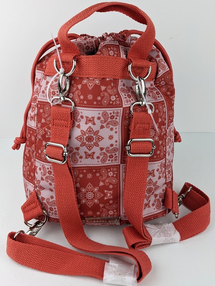 Madden Girl Mini Backpack Purse Terra Cotta Color with Paisley ...