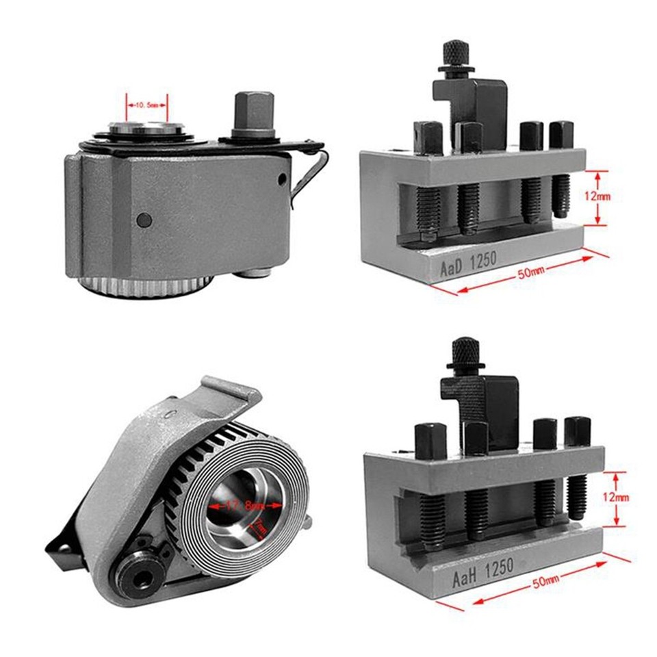 Size Aa Quick Change Tool Post Holder for Mini Lathe Multifix Lathe ...