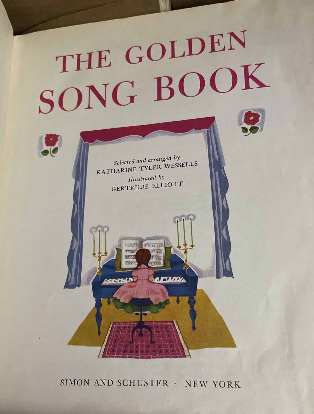 The Golden Song Book Dated 1945 Hardcover Big Little Children's Songs ...