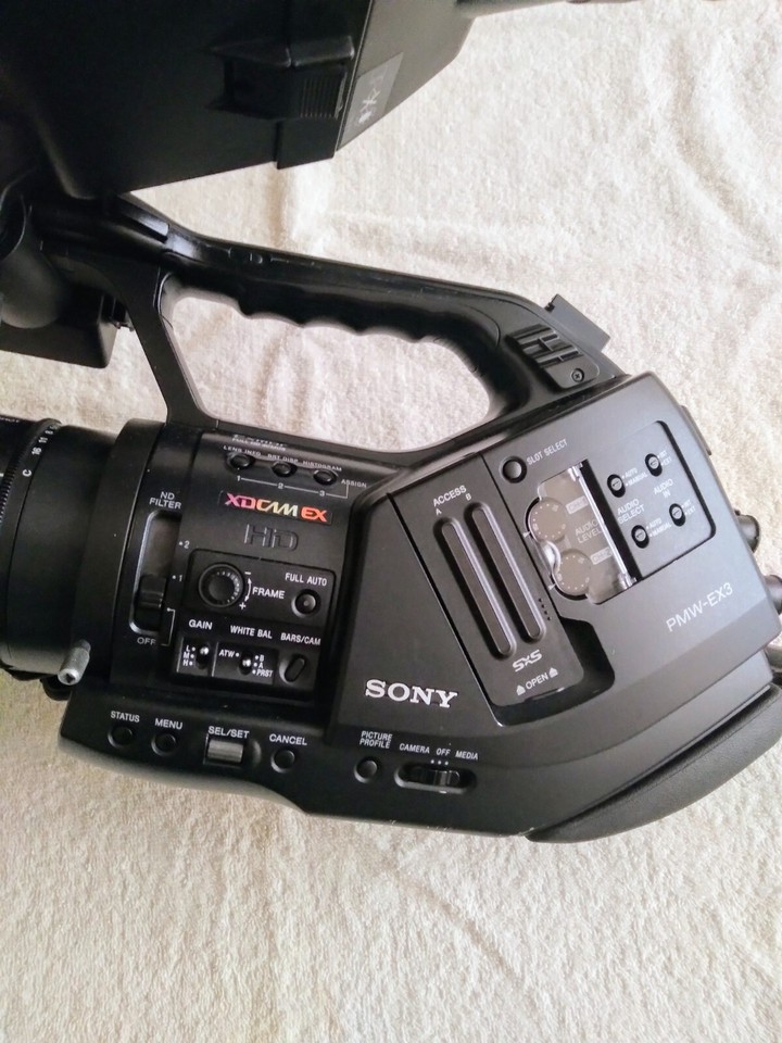 Sony PMW-EX-3 XDCAM EX Full HD Professional Broadcast Camcorder (Low ...