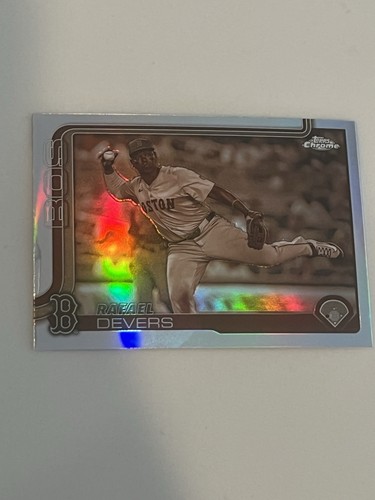 2025 Topps Chrome Sepia Refractor Rafael Devers Boston Red Sox #127 | eBay