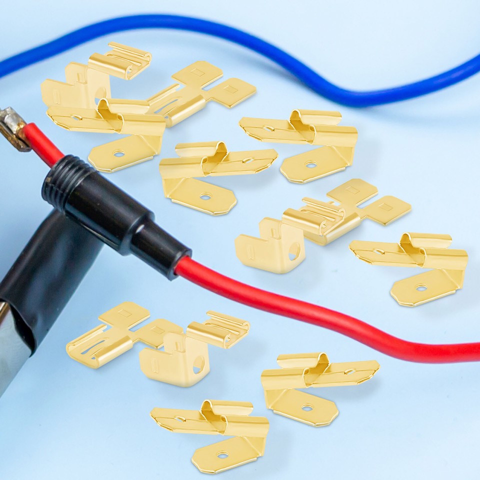 Electrical Spade Connectors Quick Disconnect Double Spade Connector and ...