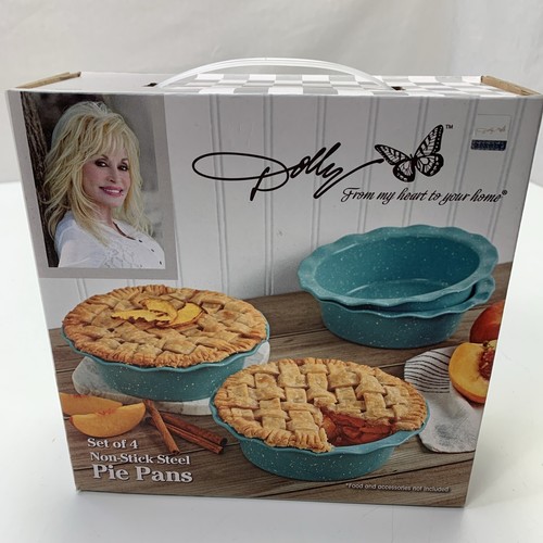 Dolly Parton Set of 4 Non Stick Steel Pie Pans | eBay
