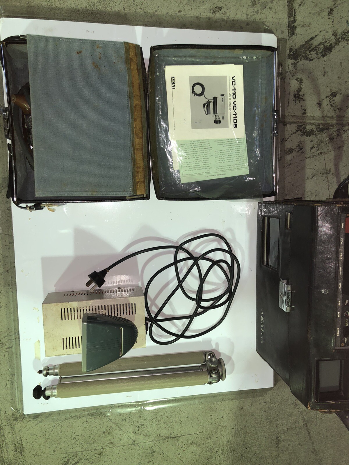 AKAI VC-110 Vintage Video Camera | eBay