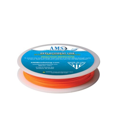 AMS Bowfishing Orange Braided Dacron Replacement Line | eBay