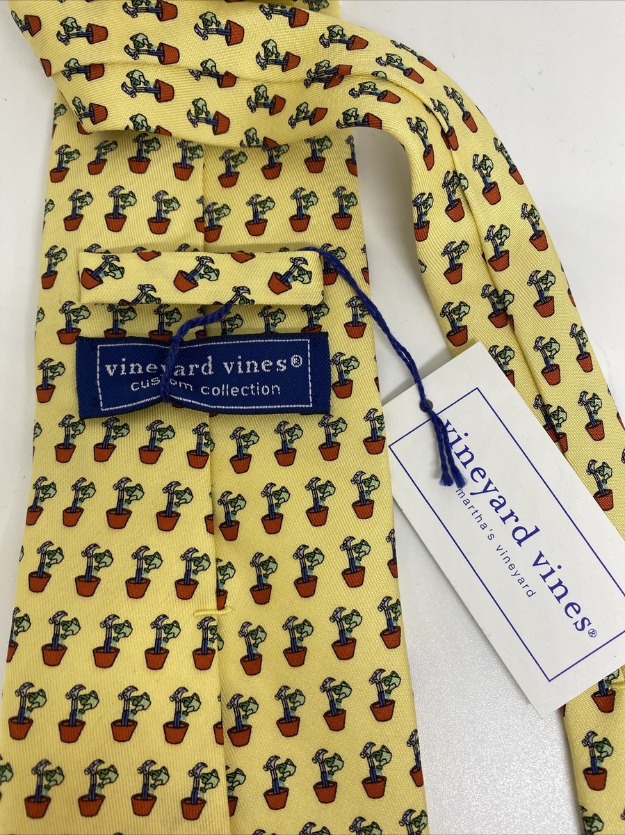 Vineyard Vines Patterns Yellow Vineyard Vines Youth Tie Yellow With