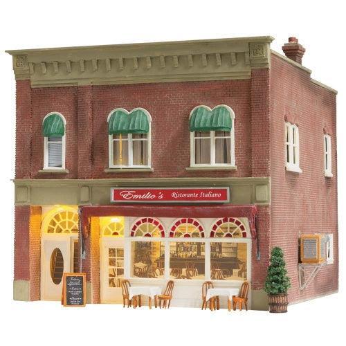 Woodland Scenics BR5055 HO Scale Emilio's Italian Restaurant Building ...