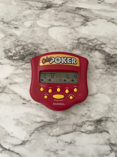 Radica Color Poker 1999 Handheld Electronic Game 90s - TESTED And ...