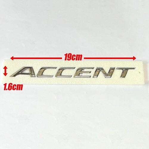 Genuine 86311 1R000 ACCENT Lettering Trunk Emblem for 2012 - 2016 ...