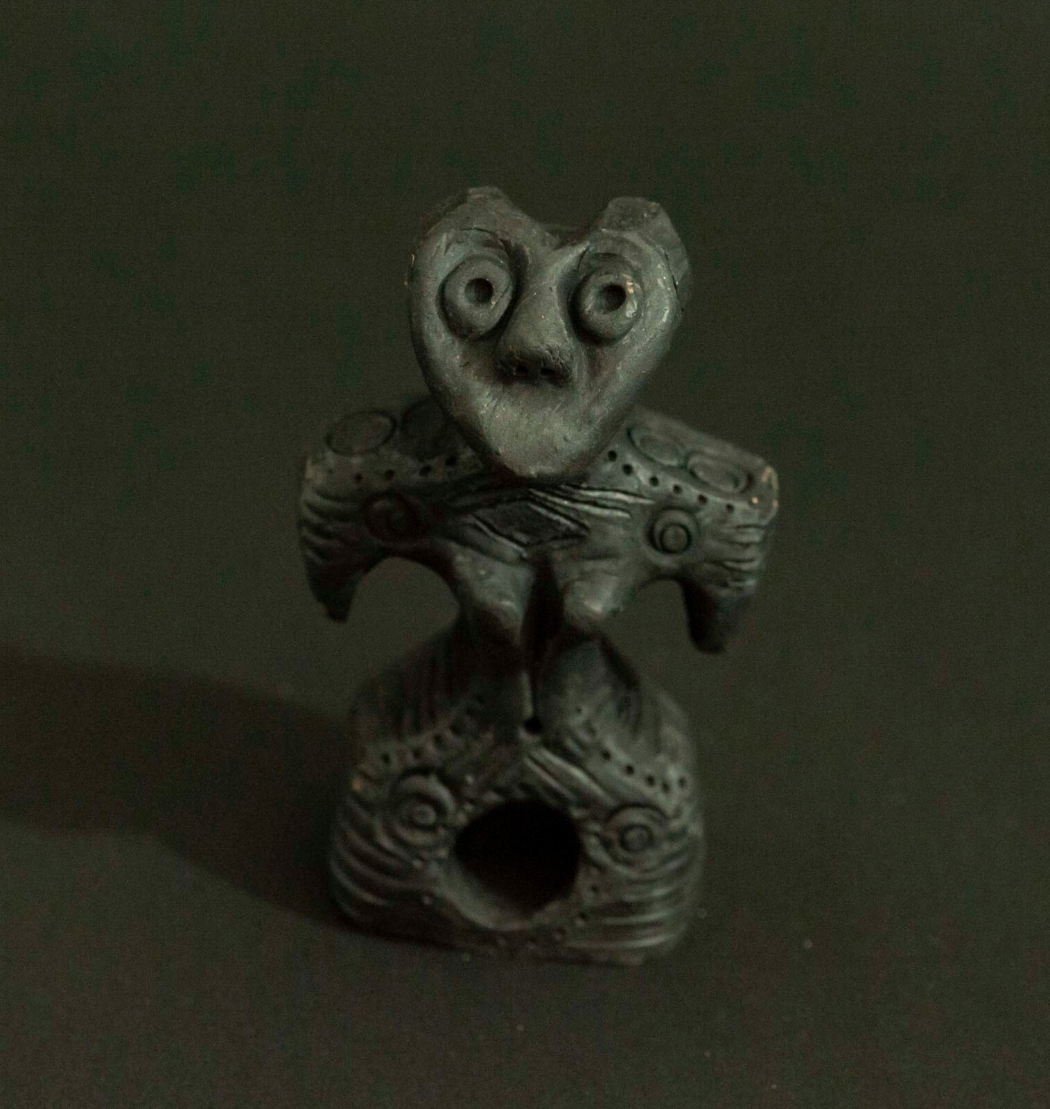 Japanese DOGU Figure Doll Mini Heart Clay Figurine Haniwa Replica ...