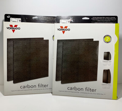 2 Vornado Replacement Disposable Carbon Filter 2-Pack MD1-0023 Genuine ...