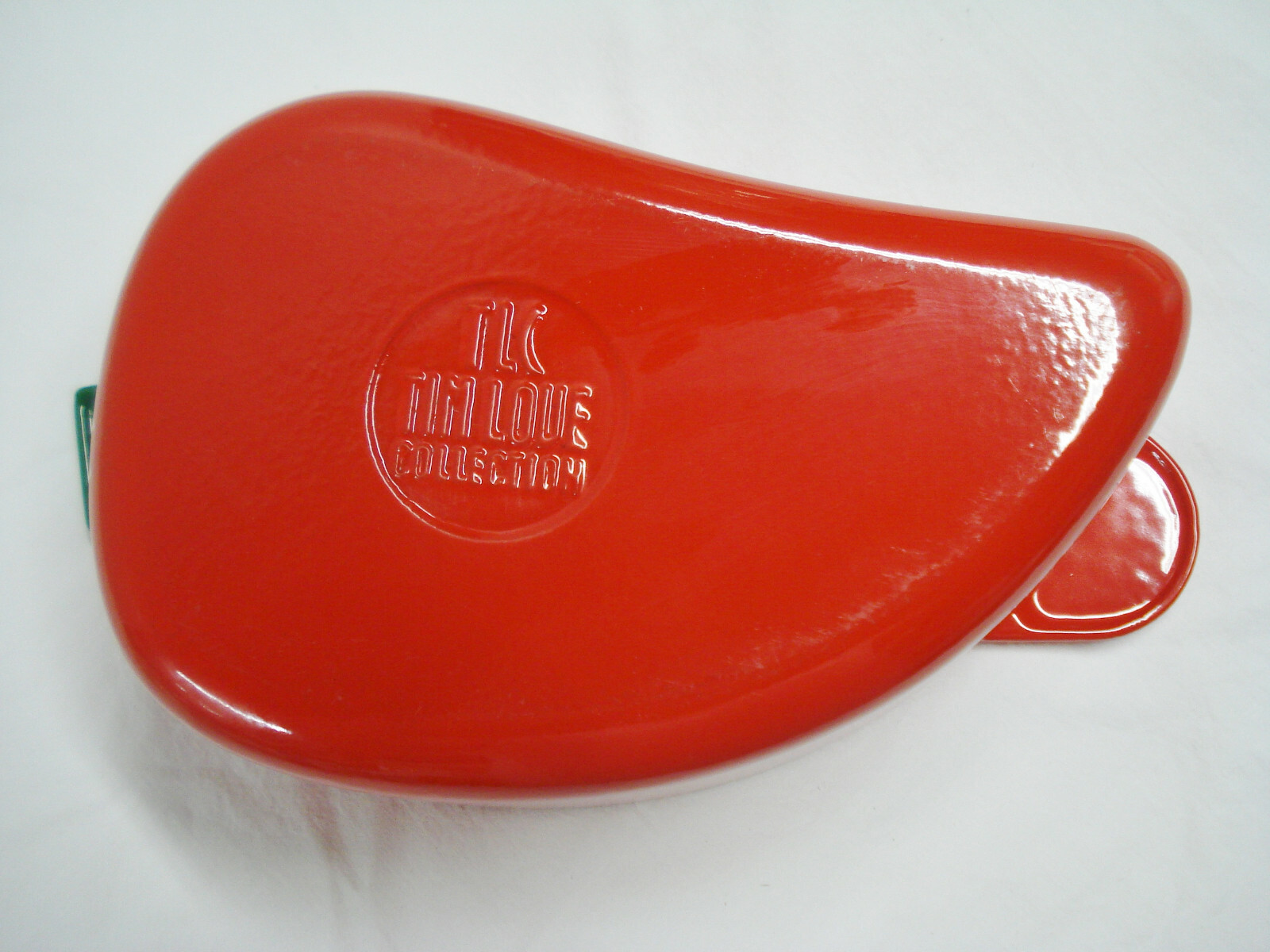 TLC Tim Love Collection Cast Iron Chili Pepper Dutch Oven Enameled 4 qt ...