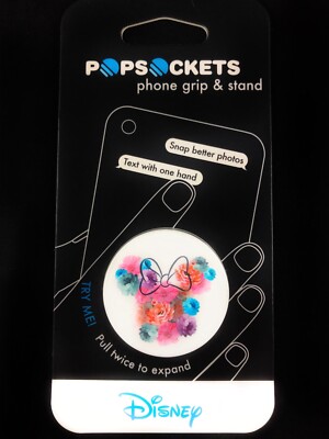 Popsockets Disney Minnie Mouse Floral Phone Holder Grip Popsocket Pop ...