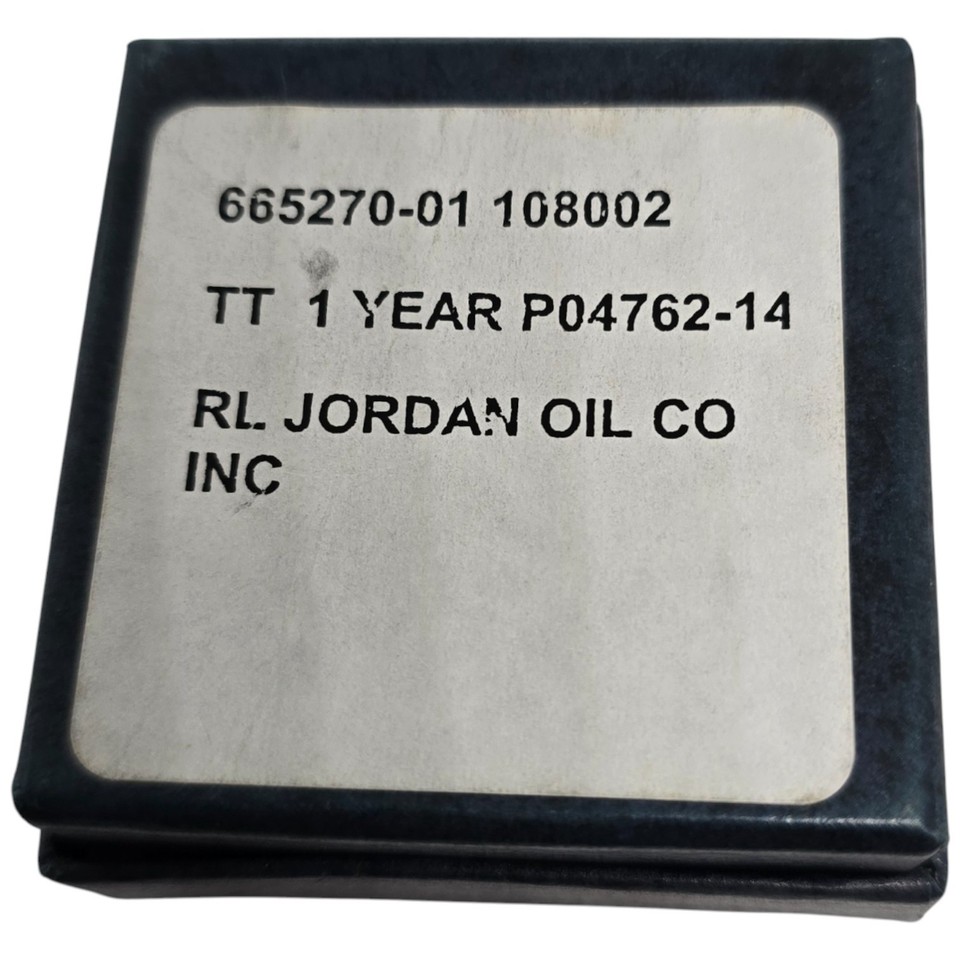 Vintage R.L. Jordan Oil Co. Inc. 1 Year Service Award Pin Gold Tone ...