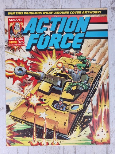 Action Force Comic Magazine #18 Marvel UK 1987 G.I. Joe FN/VF | eBay