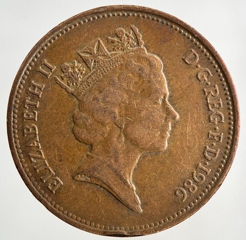 1986 Elizabeth II 2nd 2p Two-Pence Coin | Fine Collectable Grade | eBay