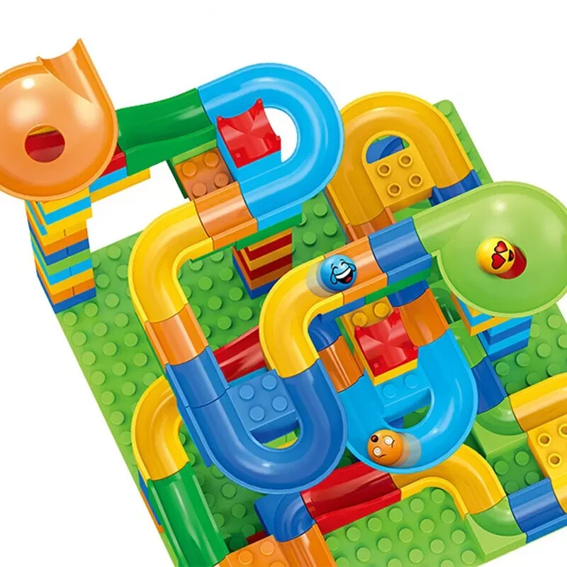 Marble Run Building Blocks Construction Toys Set for Kids | eBay