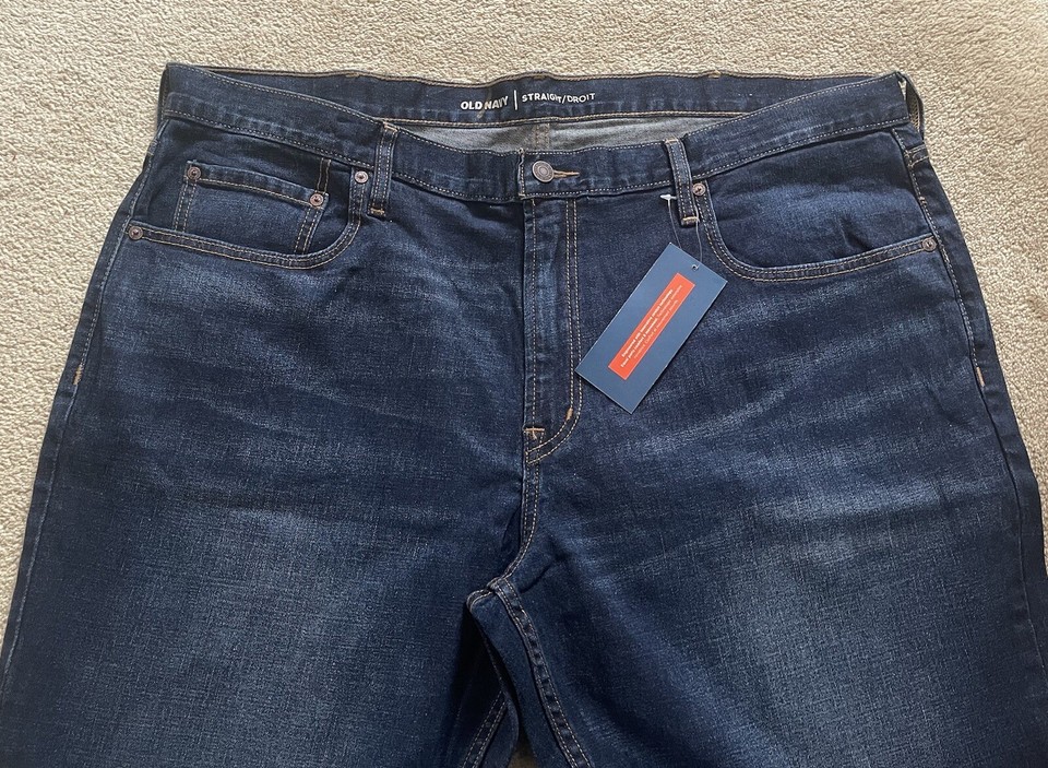 New W/Tags Old Navy Big & Tall Jeans, 46 X 32 Built In Flex Straight ...
