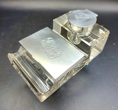 Antique JOHN GRINSELL & SONS Sterling Silver & Cyrstal 1880's English ...