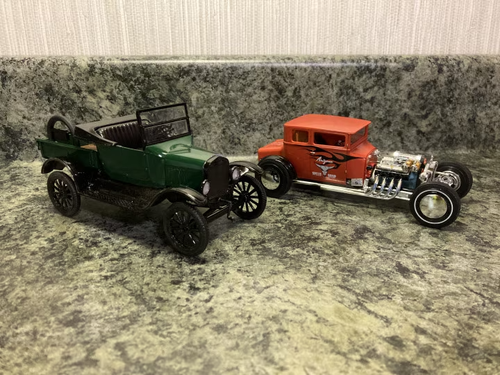 AMT 1925 FORD MODEL T CHOPPED T MODEL KITS - 2 COMPLETE MODELS, ITEM ...