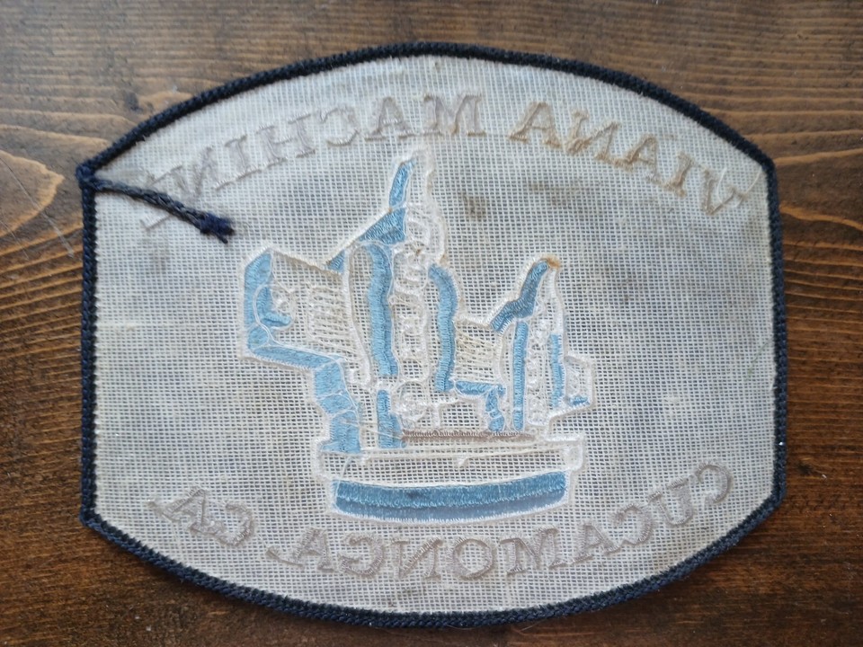 Vintage Cloth Patch Factory Worker | eBay