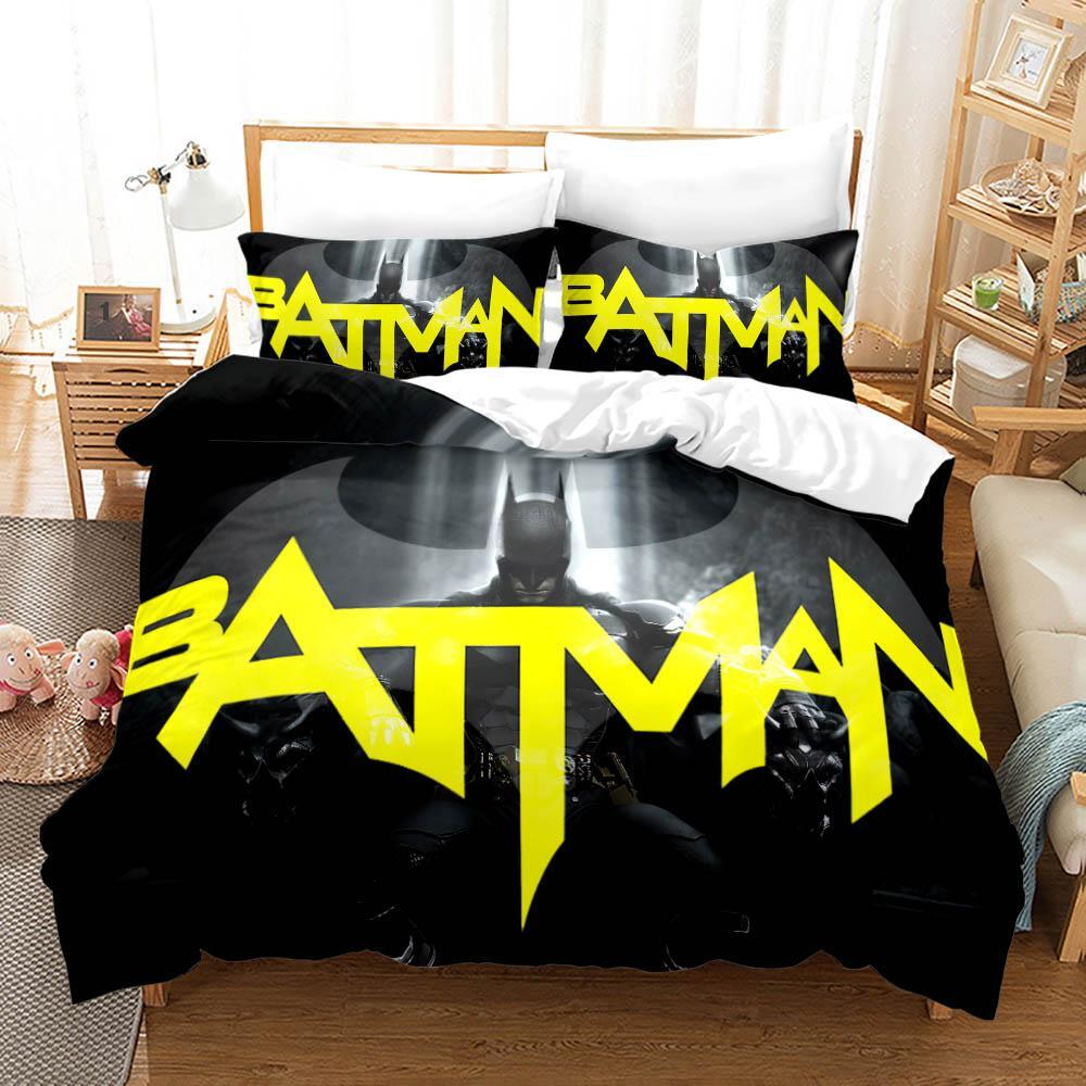 Comforter Quilt Microfiber Doona Marvel Batman Duvet Bed Set Single ...