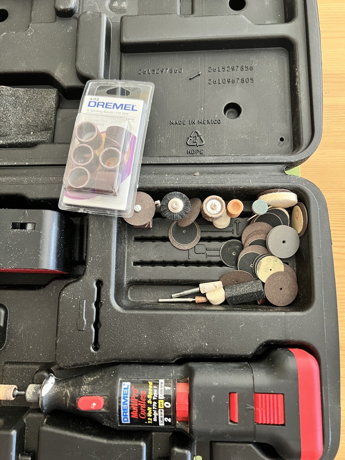 Dremel 770 Cordless 7.2v Rotary Tool 2 Speed With Charger 1 Battery In ...