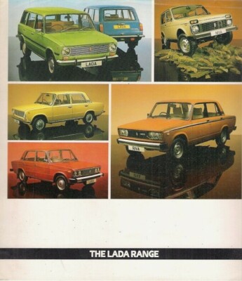 Lada Range 1983-84 UK Foldout Brochure 1200 Riva 1500 1600 Saloon ...