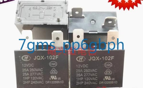 3 PCS NEW JQX-102F-12VDC Normally open 20A250VAC air conditioner Hongfa ...