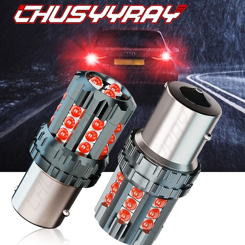 2x Super Bright LED Tail Brake Lights Red 1157 7528-2357 Error Free ...