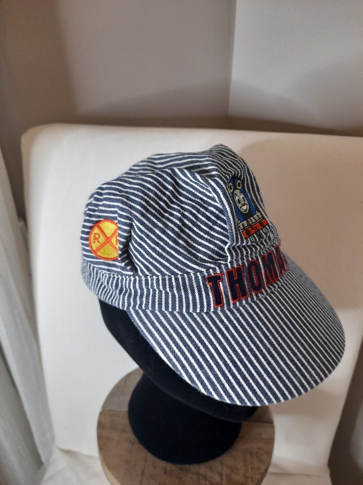 2014 Thomas the Train Conductor Engineer Cap Elastic Stretch Fit Child ...