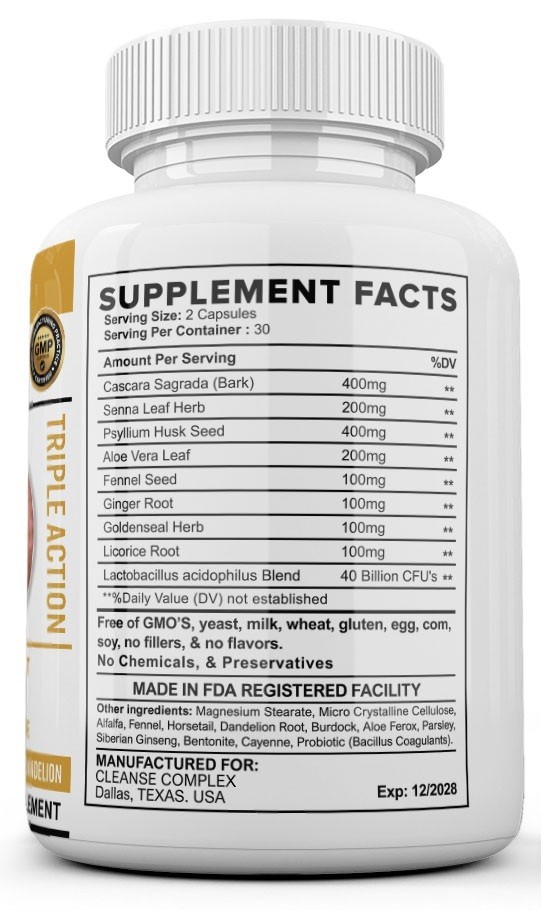 3 x PARASITE DETOX BODY CLEANSE Complex Anti-PARASITE Support Cleanse ...