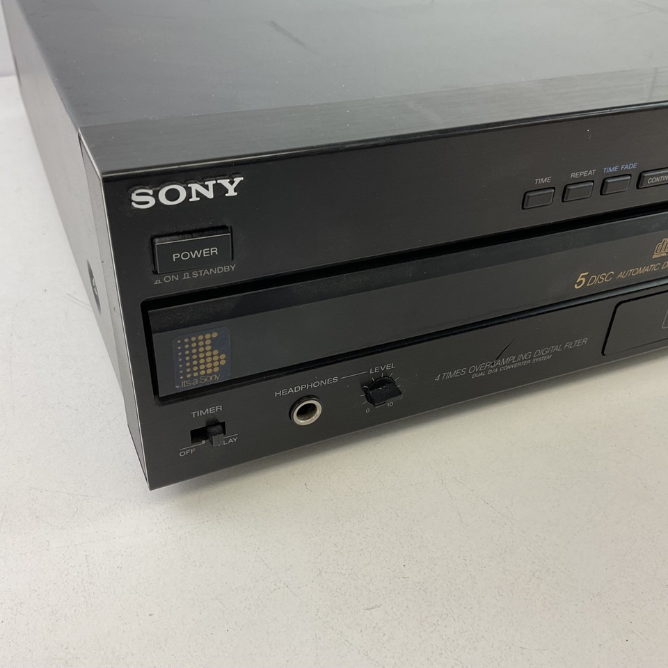 Sony CDP-C350SM Vintage Compact Disc Player *Parts/Repair - Cord Cut ...