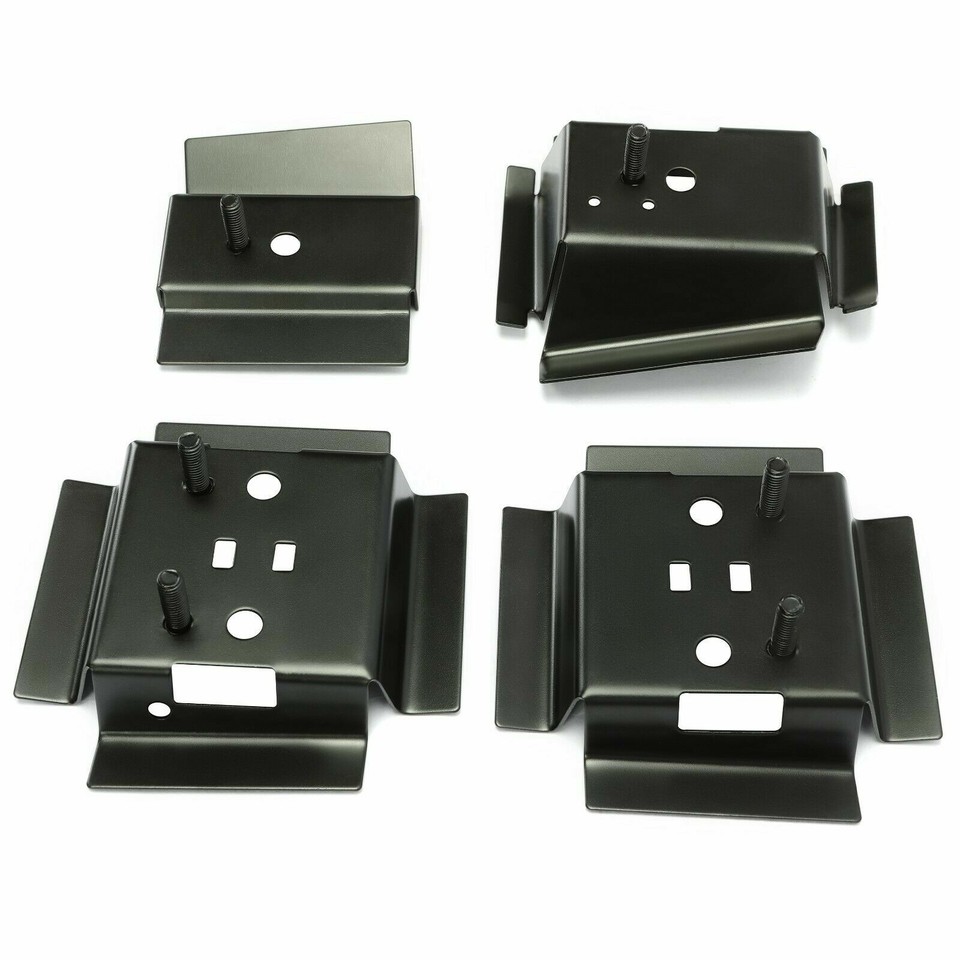 For G-Body Bucket Seats Rail Mounting Brackets Mount Set of 4 Steel ...