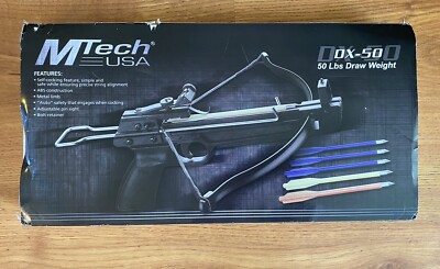 MTech USA 50 lb Pistol Crossbow With 8 Arrows NIB | eBay