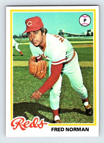 FRED NORMAN Cincinnati Reds 1978 Topps Baseball Card B206 | eBay