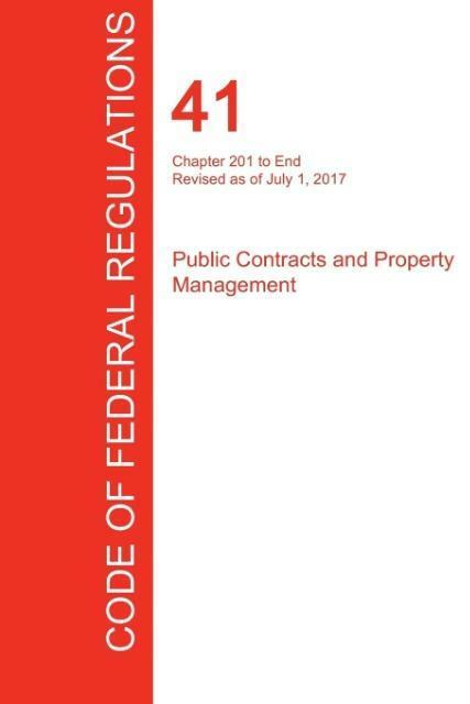 Cfr 41, Chapter 201 to End, Public Contracts And Property Management ...