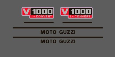 Moto Guzzi V1000 Convert Decal Set Vinyl Stickers Stickersステッ | eBay