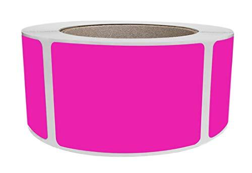 Color-Coding Labels 3x2 inch (76mm x 51mm) Rectangle Sticker 500 Neon ...
