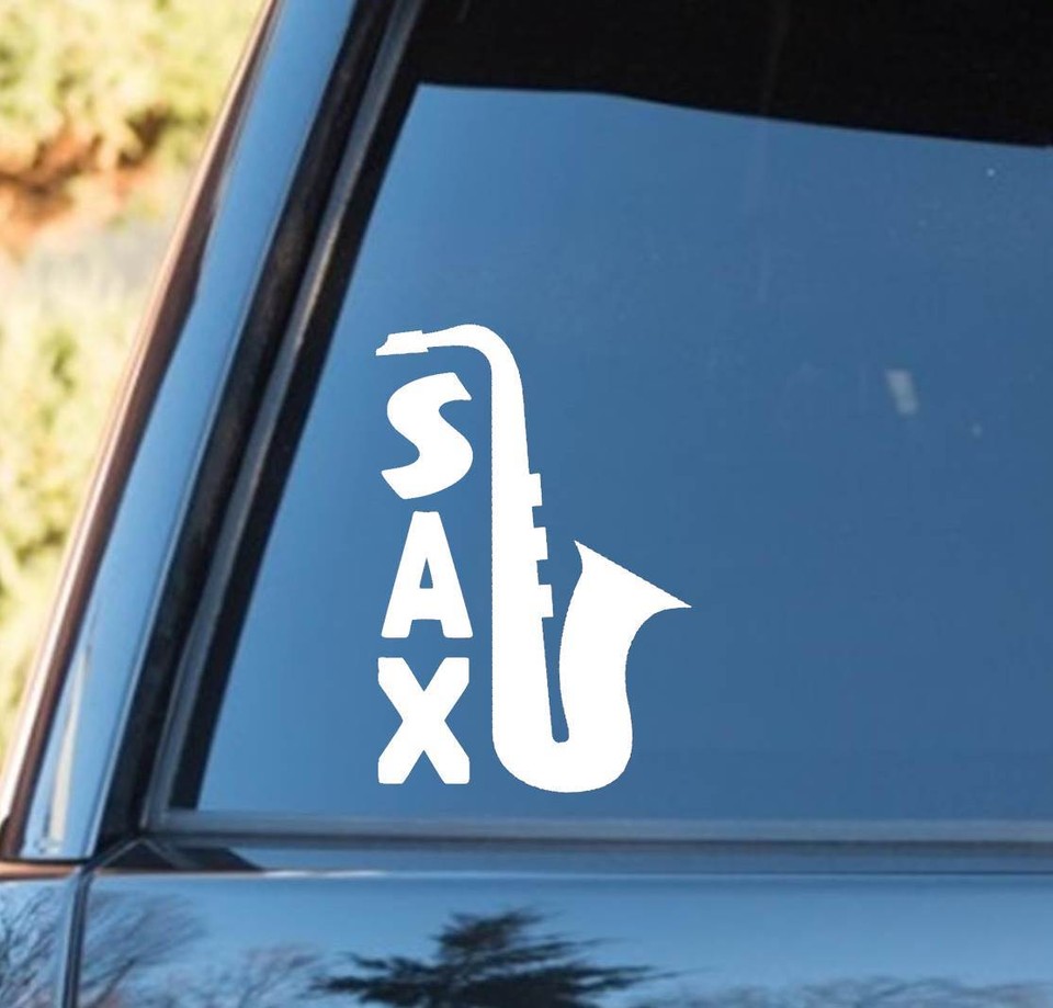 Sax Saxophone Decal Sticker Marching Band Jazz Music L1061 | eBay